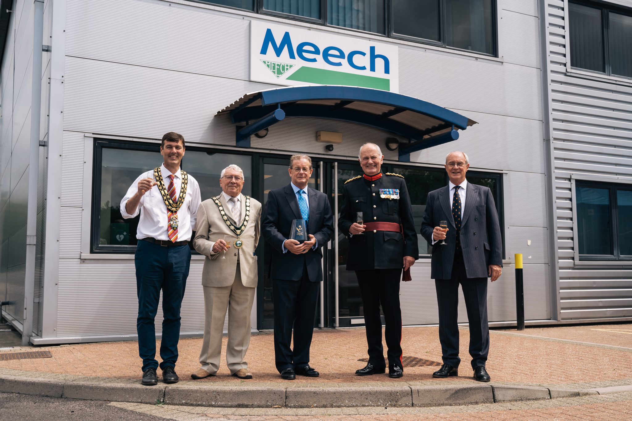 Oxfordshire Deputy Lieutenant Presents Meech International with 2019 Queen's Award