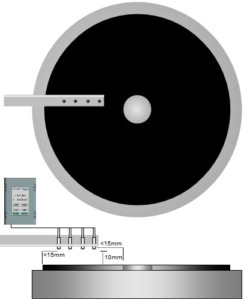 Meech : Vinyl record pinning for cutting