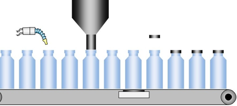 Meech : Filling weighing sealing bottles